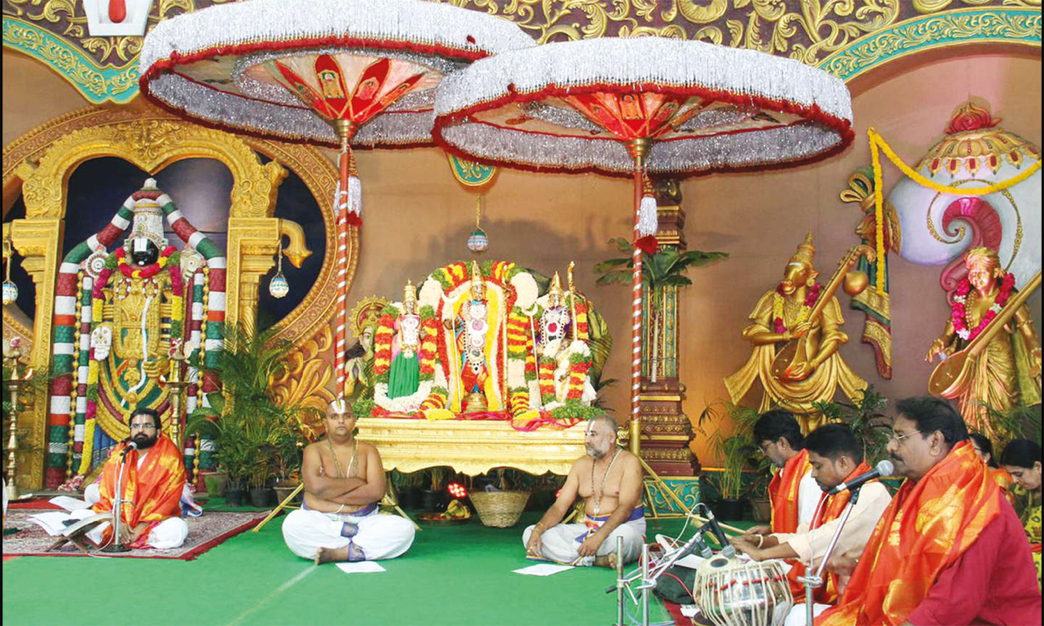 திருமலை நாதநீராஞ்சன மண்டபத்தில் பாலகாண்ட அகண்ட பாராயணம் | Akhanda ...