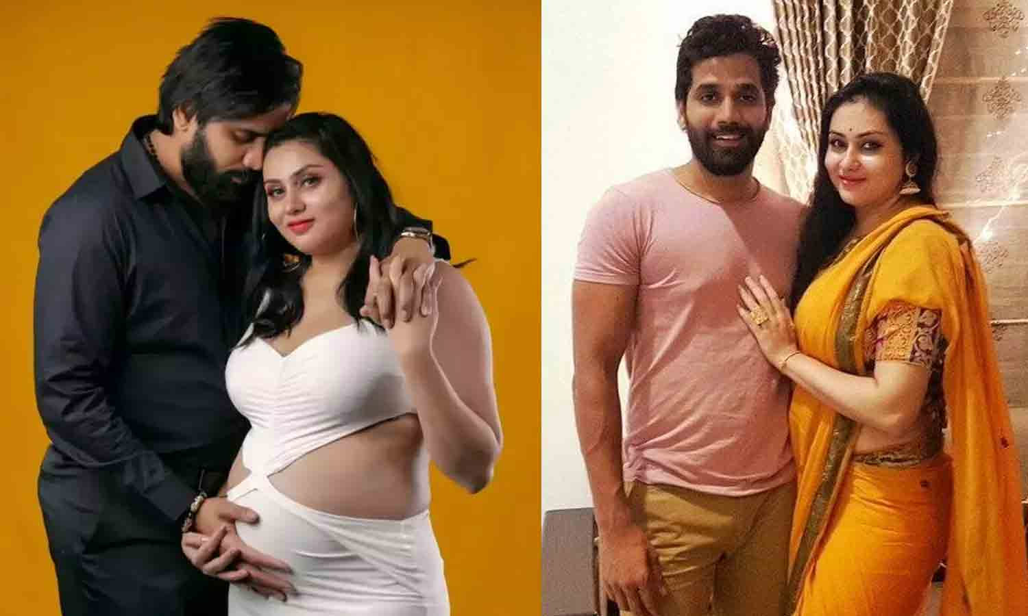 கடவுள் அளித்த விலையுயர்ந்த பரிசு.. மகன்களின் பெயரை அறிவித்த நமீதா.. | Tamil cinema actress ...