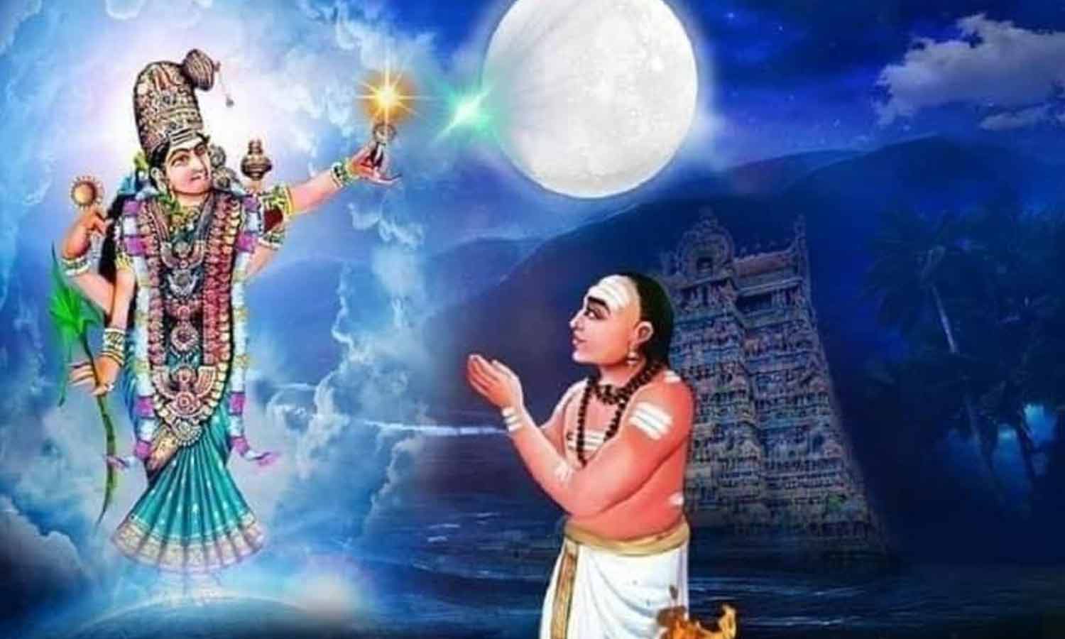 அமாவாசையை பவுர்ணமியாக்கிய அபிராமி அம்மன் | Thirukadaiyur ...