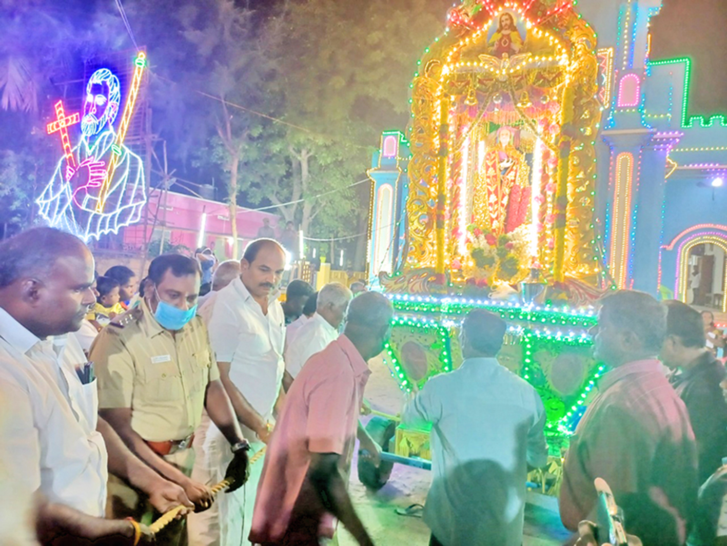 குரும்பூர் புனித கன்பிரகாசியம்மாள் ஆலய திருவிழா தேர்பவனி | Kurumpur ...