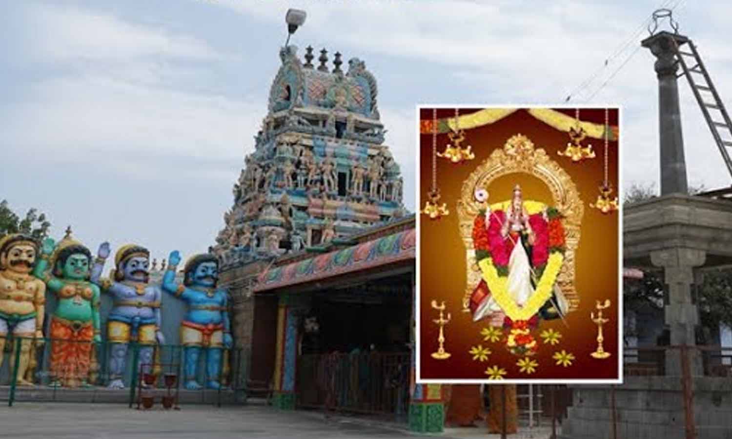 வெள்ளக்கோவில் ஸ்ரீவீரக்குமார சுவாமி கோவிலில் தோ் முகூா்த்தக்கால் நடும் ...