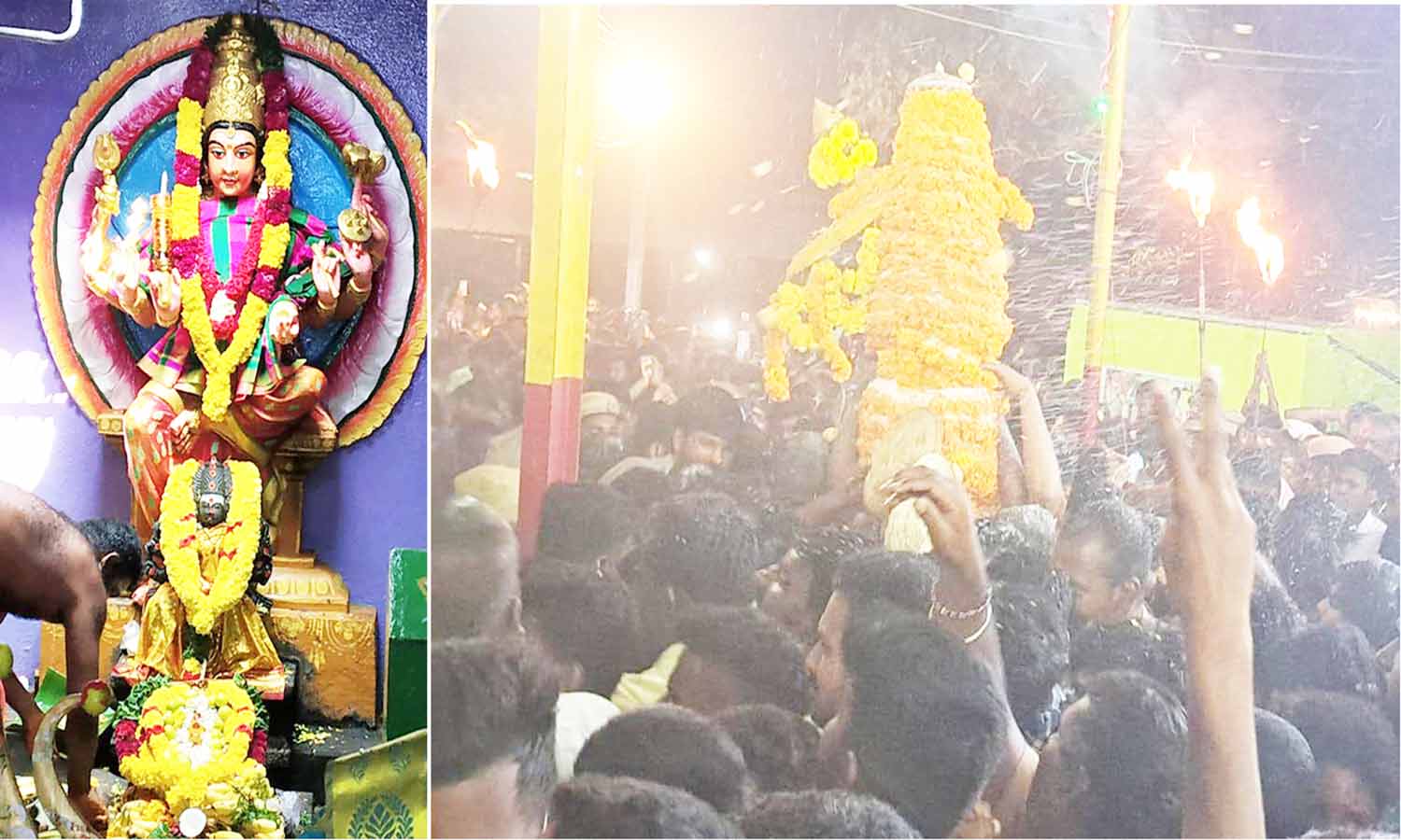 சாமுண்டீஸ்வரி அம்மன் கோவில் மாசி கரக திருவிழா | Tirupathur News Masi ...