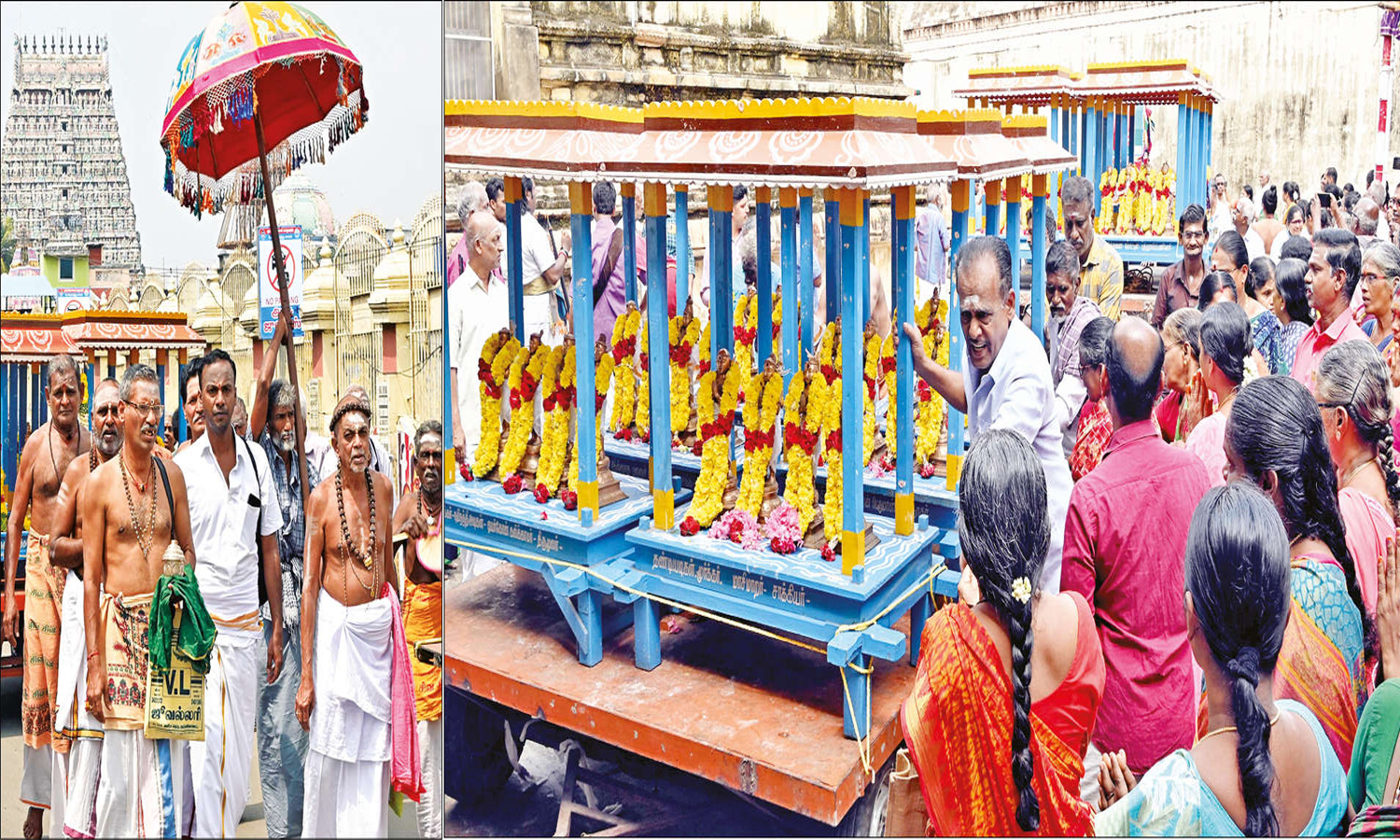 மாசி மக திருவிழா: கும்பகோணம் கோவில்களில் அலைமோதும் பக்தர்கள் கூட்டம் ...