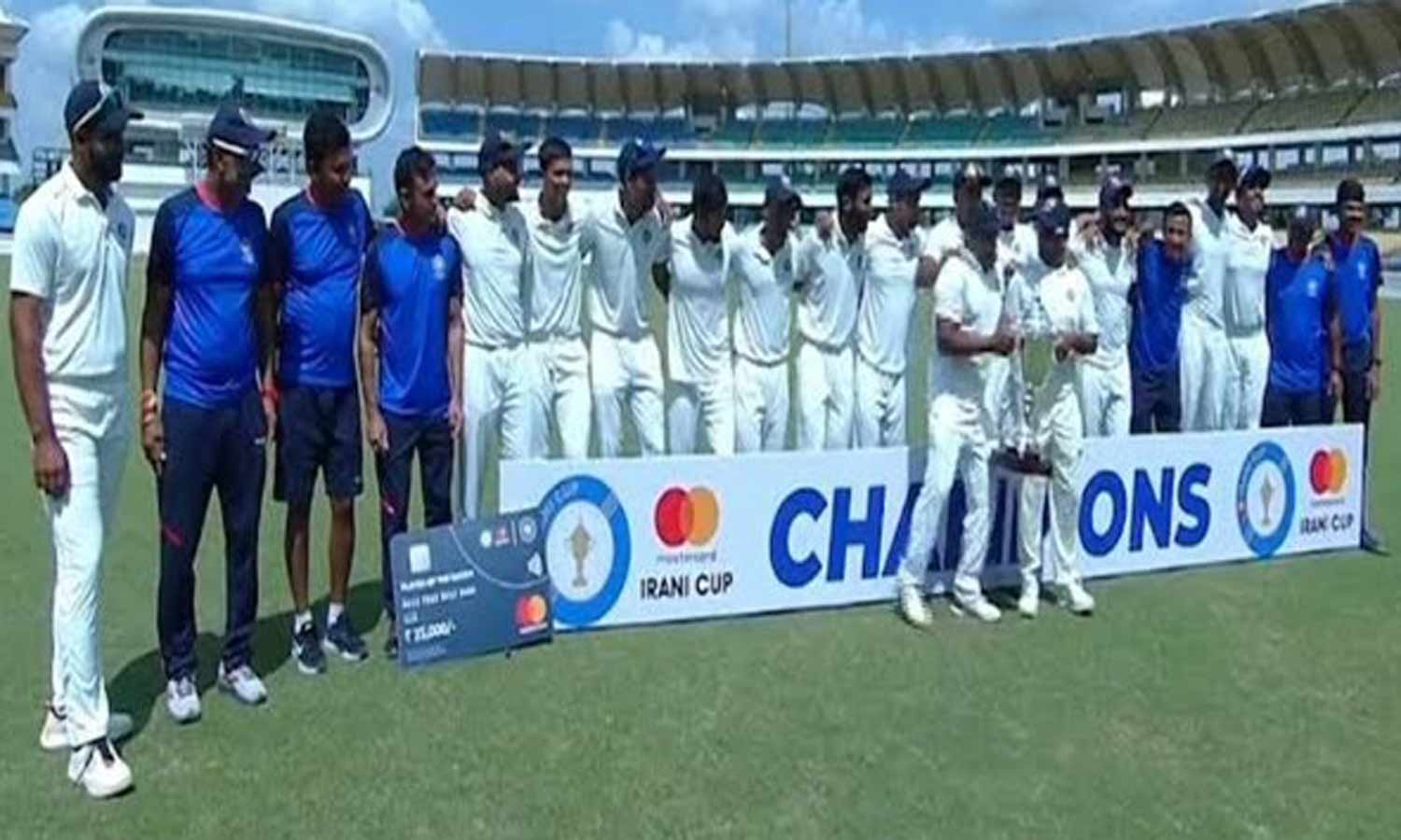 இரானி கோப்பை கிரிக்கெட் - சாம்பியன் பட்டம் வென்றது ரெஸ்ட் ஆப் இந்தியா ...