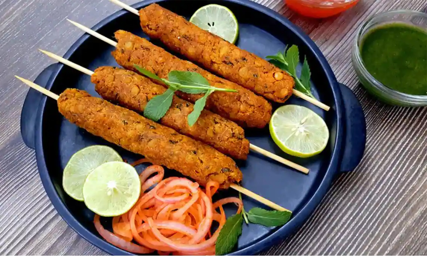 வீட்டிலேயே செய்யலாம் வெஜிடபிள் சீக் கபாப் | Veg Seekh Kabab Veg Kabab