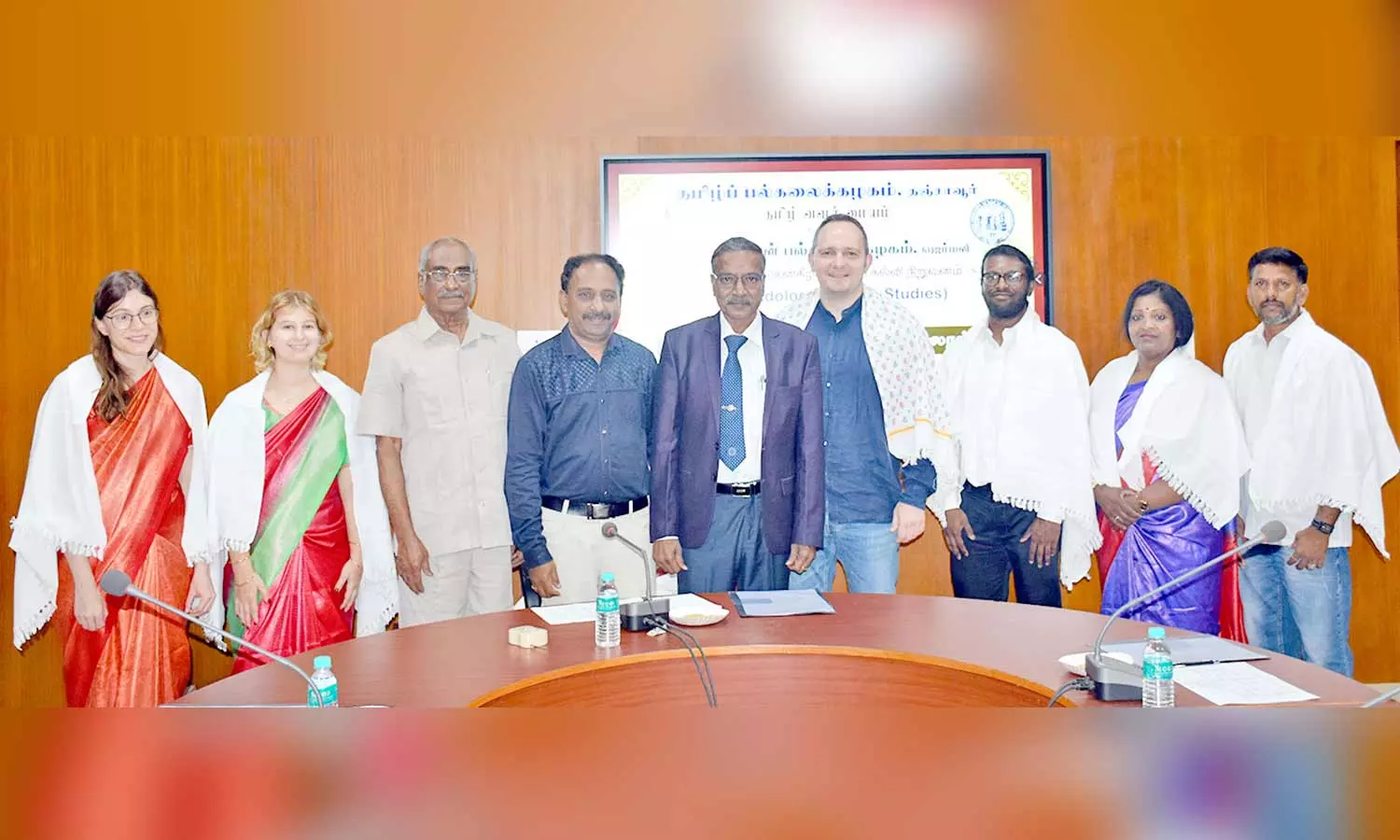தஞ்சை தமிழ் பல்கலைக்கழகத்தில் ஜெர்மனி மாணவர்களுக்கு பயிற்சி | Training ...