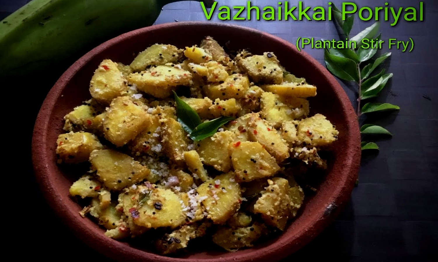 10 நிமிடத்தில் செய்யலாம் வாழைக்காய் வறுவல் | raw banana thoran Vazhakka ...