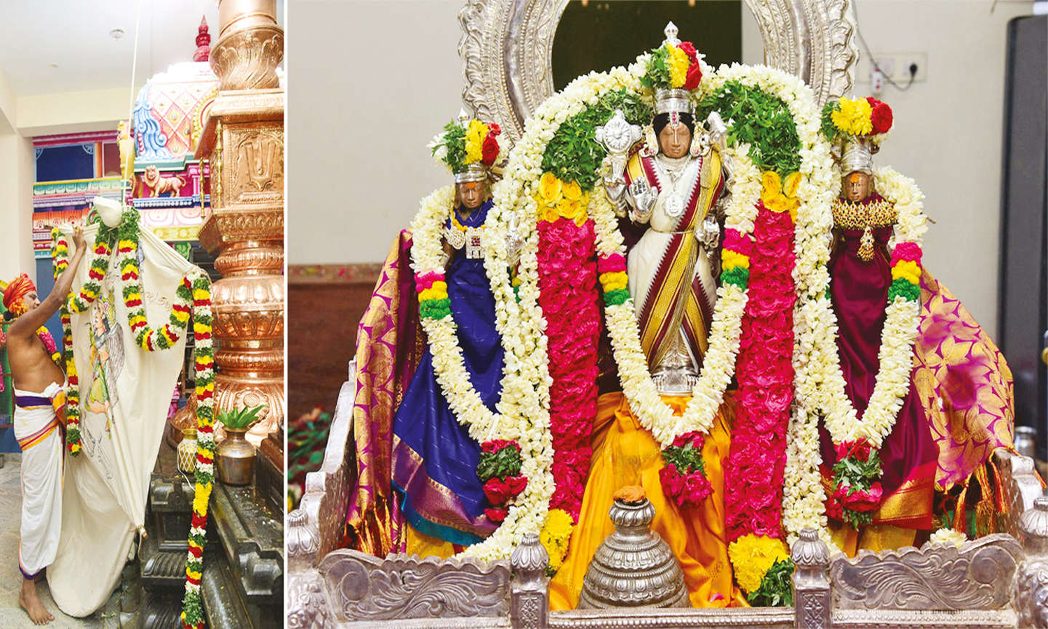 தேவகோட்டை ரெங்கநாத பெருமாள் கோவில் சித்திரை திருவிழா கொடியேற்றத்துடன் ...