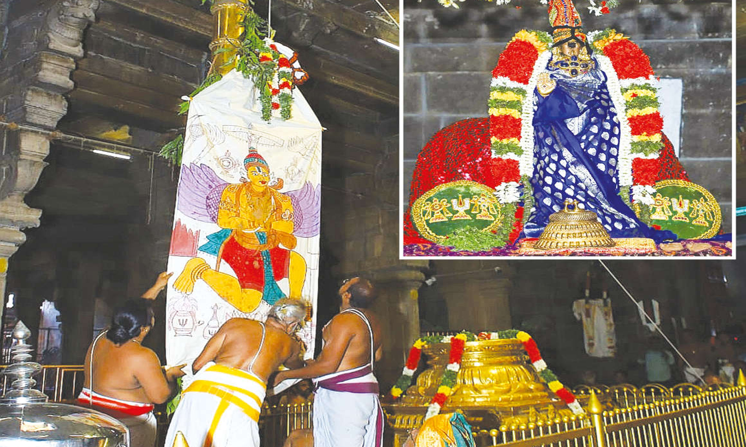 ஸ்ரீரங்கம் ரெங்கநாதர் கோவில் சித்திரை தேர்த்திருவிழா கொடியேற்றத்துடன் ...