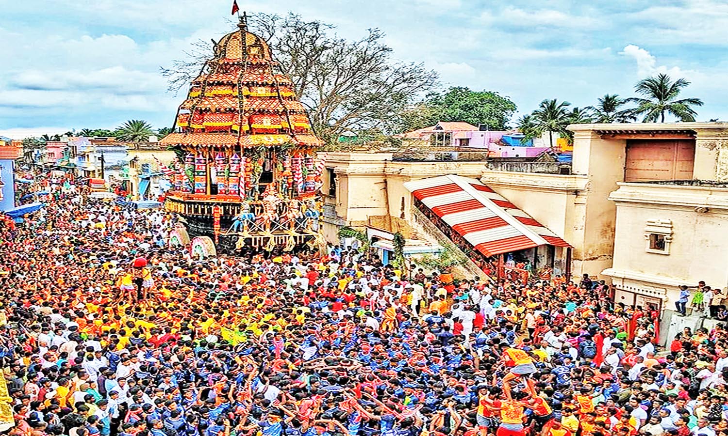 நாங்குநேரி வானமாமலை பெருமாள் கோவிலில் தேரோட்டம் | Chariot procession at ...