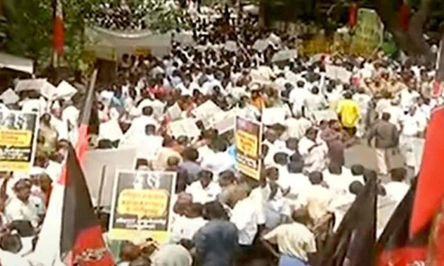 எடப்பாடி பழனிசாமி தலைமையில் அ.தி.மு.க.வினர் பேரணி | Tamil news ADMK ...