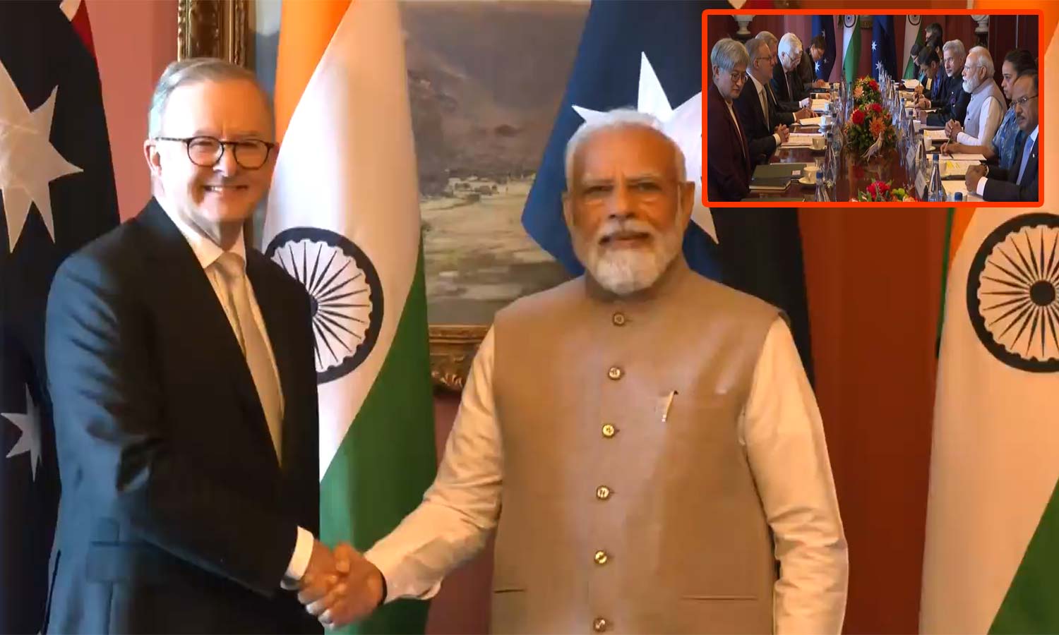 ஆஸ்திரேலிய பிரதமர் அந்தோணி அல்பானிஸ் உடன் பிரதமர் மோடி பேச்சுவார்த்தை | PM Modi holds bilateral ...