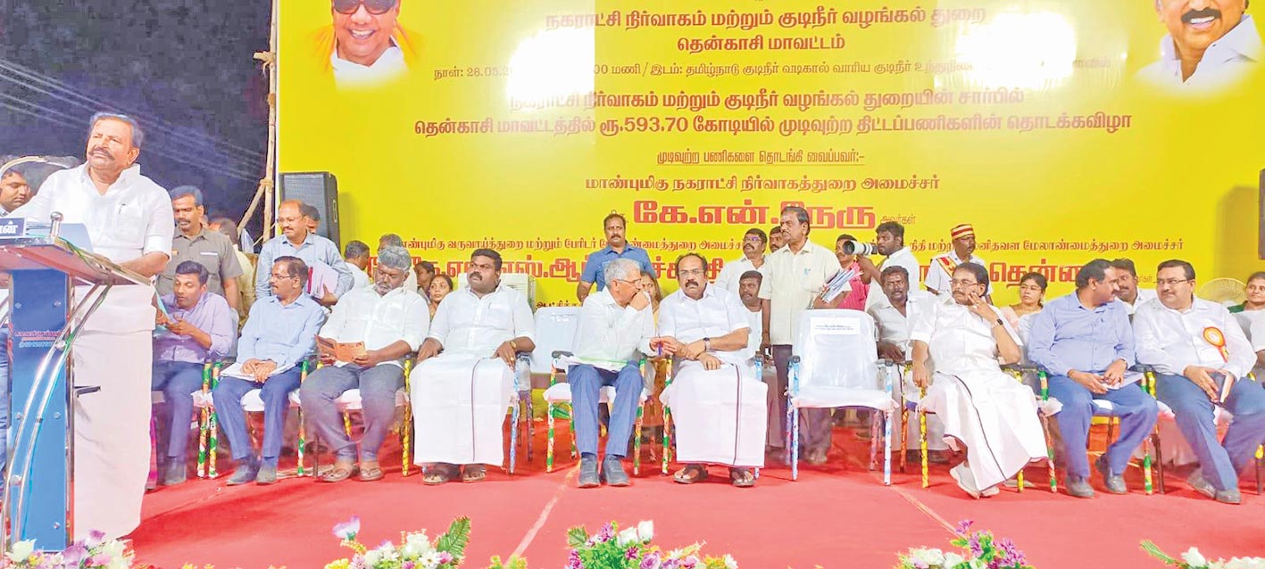 சங்கரன்கோவிலில் ரூ.593.70 கோடி மதிப்பீட்டில் நெல்லை, தென்காசி ...