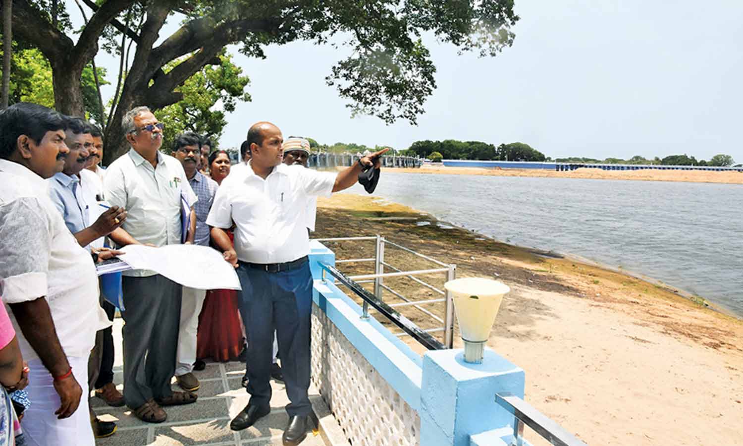 கல்லணை கால்வாய் சீரமைப்பு பணிகளை கலெக்டர் ஆய்வு | Collector inspects ...