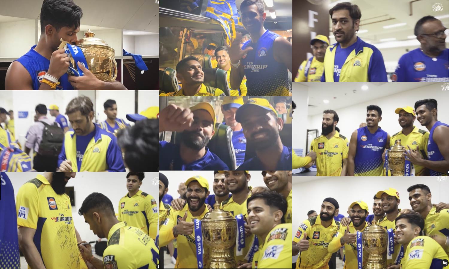 சிஎஸ்கே வீரர்களின் வெற்றி கொண்டாட்டம்.. வீடியோ வெளியிட்ட சென்னை சூப்பர் ...