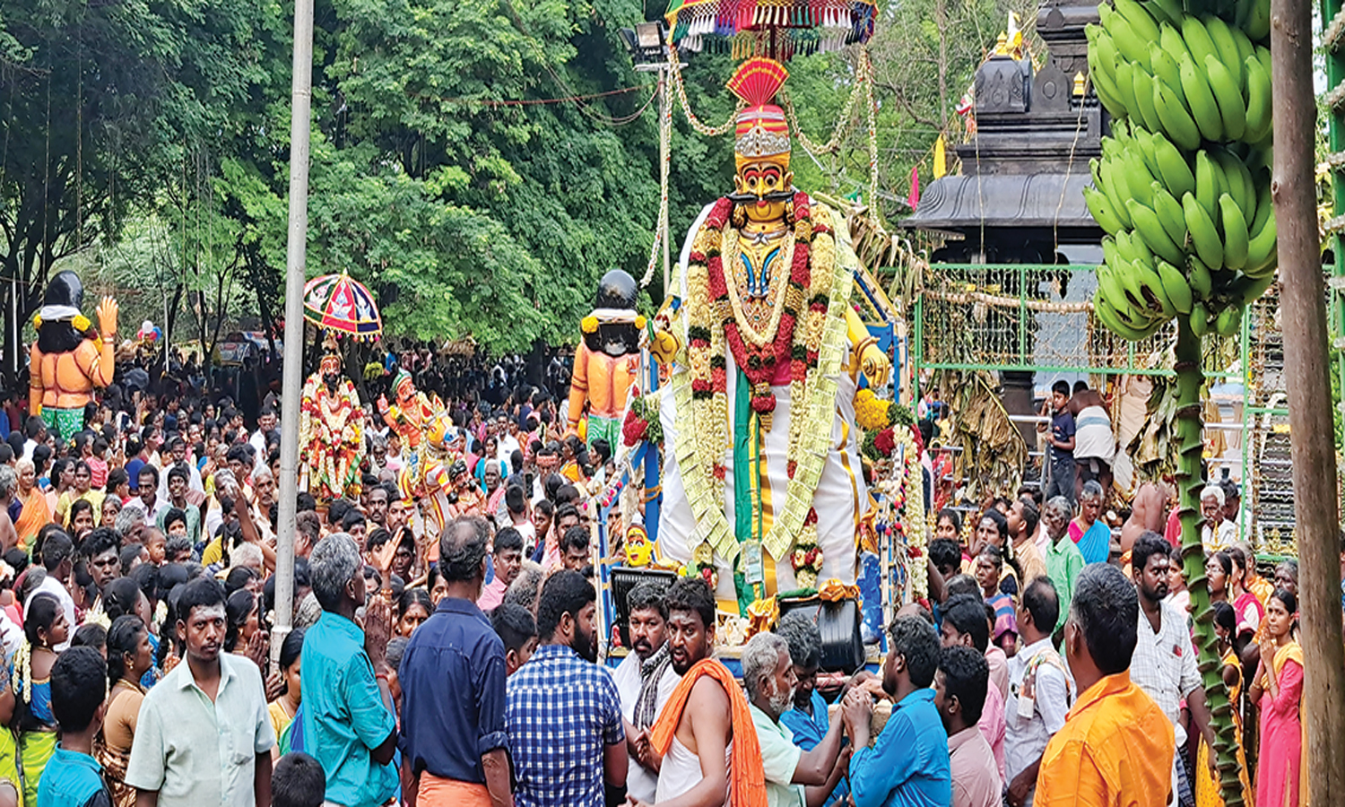 நத்தம் அருகே மழைவேண்டி புரவி எடுப்பு திருவிழா | Puravi picking festival ...