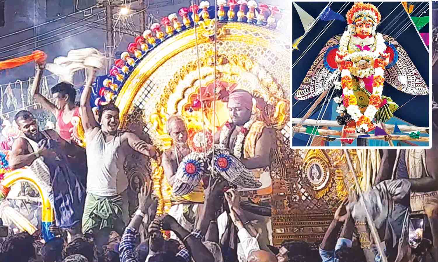 கரந்தை கருணாசுவாமி கோவிலில் பொம்மை பூப்போடும் நிகழ்ச்சி | Karantha ...