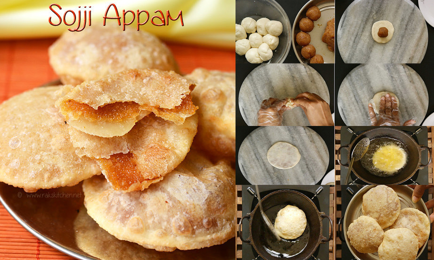 சூப்பரான ஸ்நாக்ஸ் சொஜ்ஜி அப்பம் | Sojji appam Sooji Appam appam