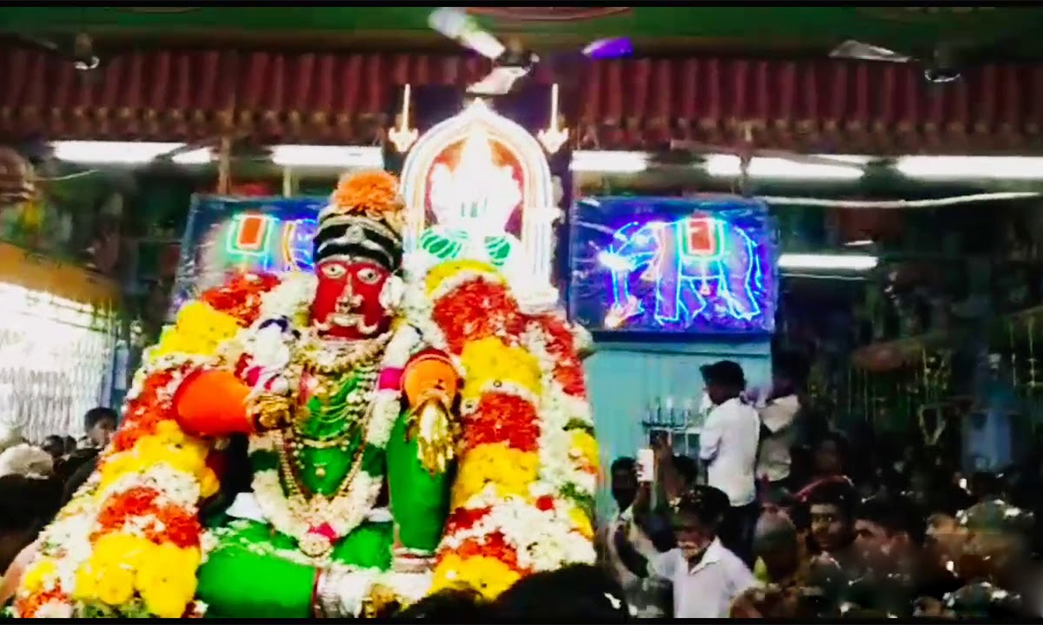 நாச்சியார்கோவில் ஆகாச மாரியம்மன் கோவிலில் விடையாற்றி விழா | nachiyar kovil agasa mariamman ...