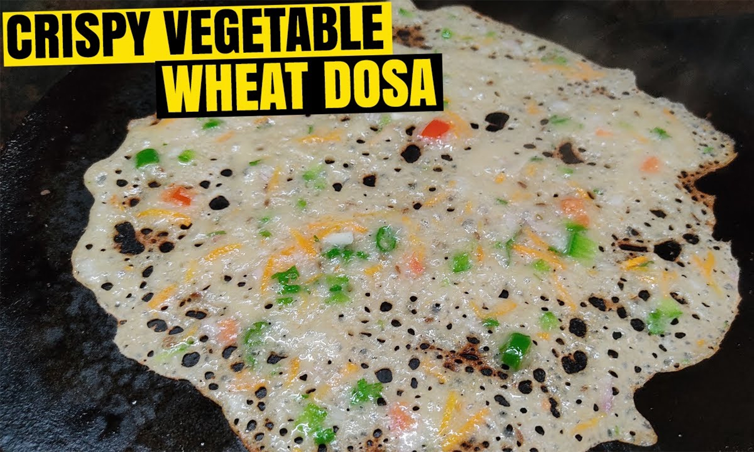 கோதுமை மாவு வெஜிடபிள் தோசை | wheat vegetable dosa vegetable wheat dosa ...