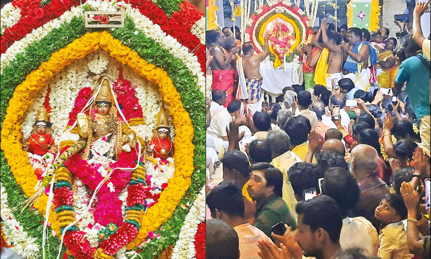 சிங்கம்புணரி சேவகபெருமாள் கோவிலில் திருக்கல்யாணம்: திரளான பக்தர்கள் ...