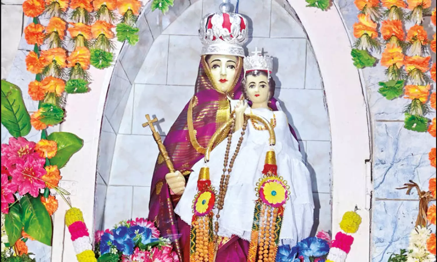 பெருமாண்டி புனித பெரியநாயகி அன்னை ஆலய திருவிழா கொடியேற்றத்துடன் ...