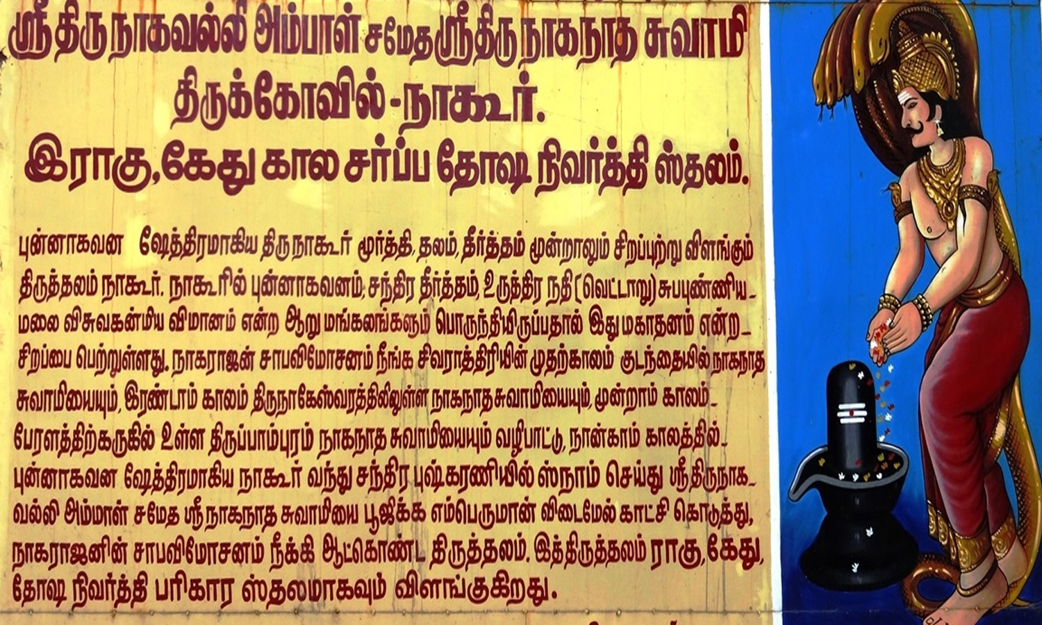 காசிக்கு இணையான ராகு-கேது, கால சர்ப்ப தோஷ நிவர்த்தி தலம் | Nagoor ...