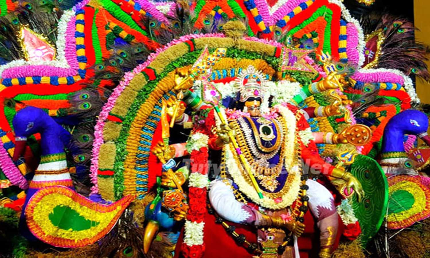 குலசை திருவிழா-சூர சம்ஹாரம் | Aanmeega Kalanjiyam Soora Samharam