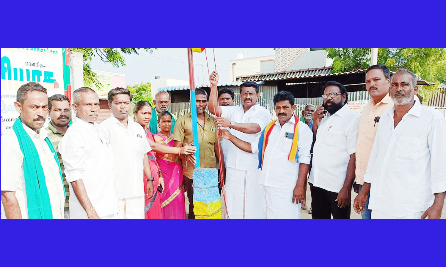 பா.ம.க. சார்பில் கொடியேற்றி விழிப்புணர்வு உறுதிமொழி ஏற்பு | MADURAI ...