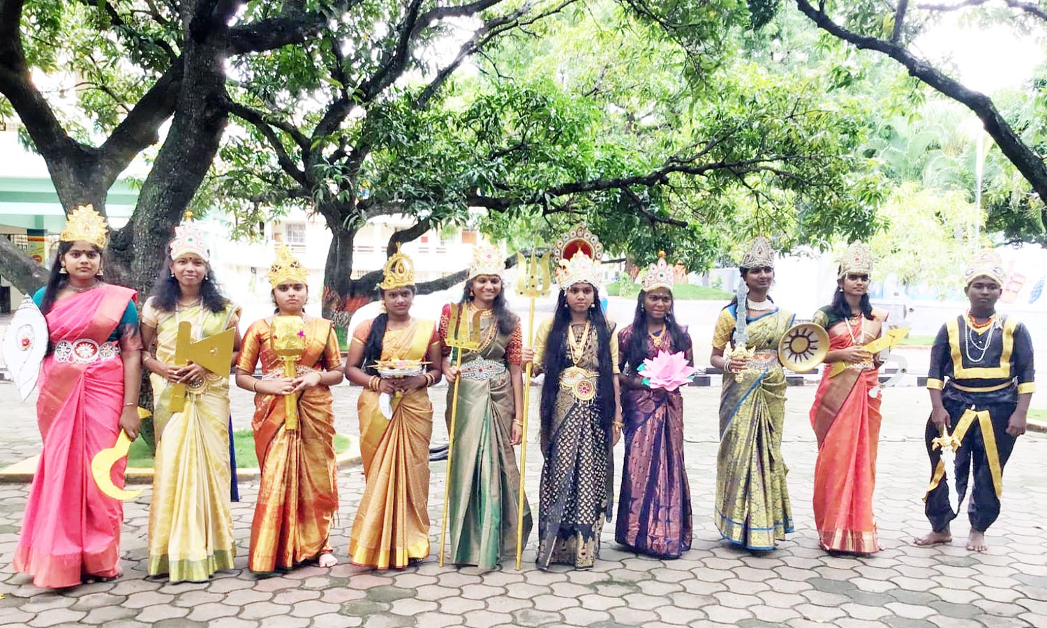 இலஞ்சி பாரத் கல்வி குழுமத்தில் தசரா தொடக்க விழா | Dussehra Inaugural ...