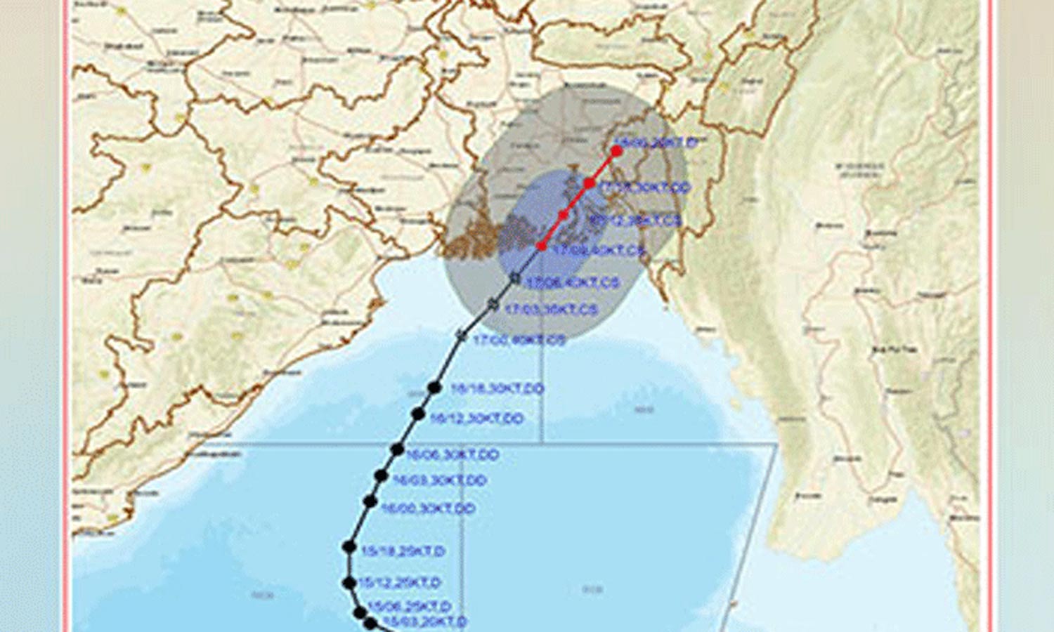 வங்காளதேசம் அருகே மிதிலி புயல் கரையைக் கடந்தது: வானிலை மையம் தகவல் ...