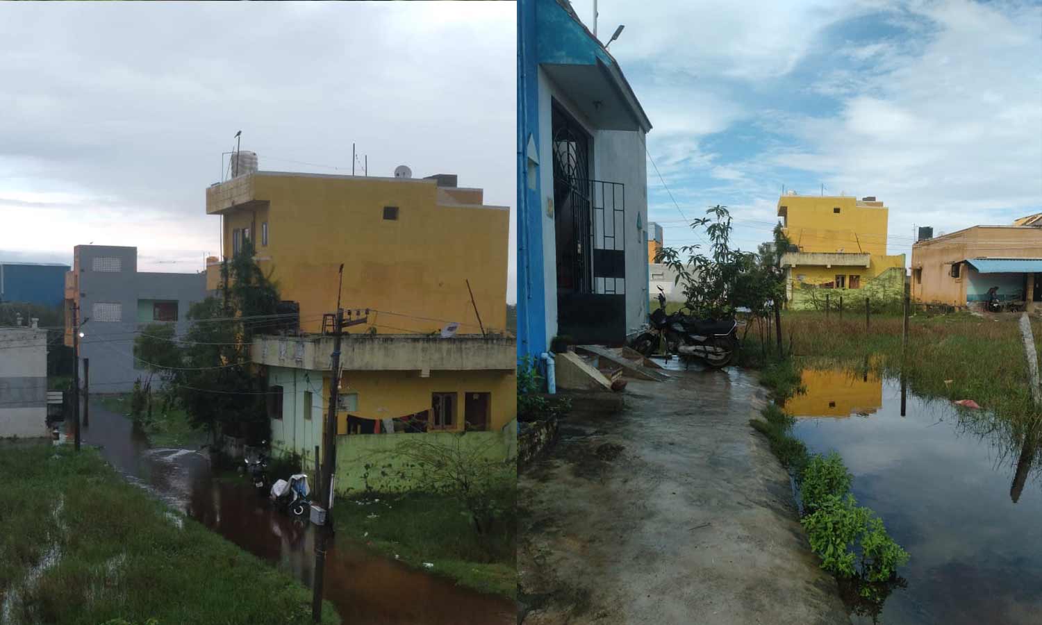 புழல் பகுதியில் கால்வாய் உடைந்து ஊருக்குள் வெள்ளம்: 100 வீடுகளை தண்ணீர் ...