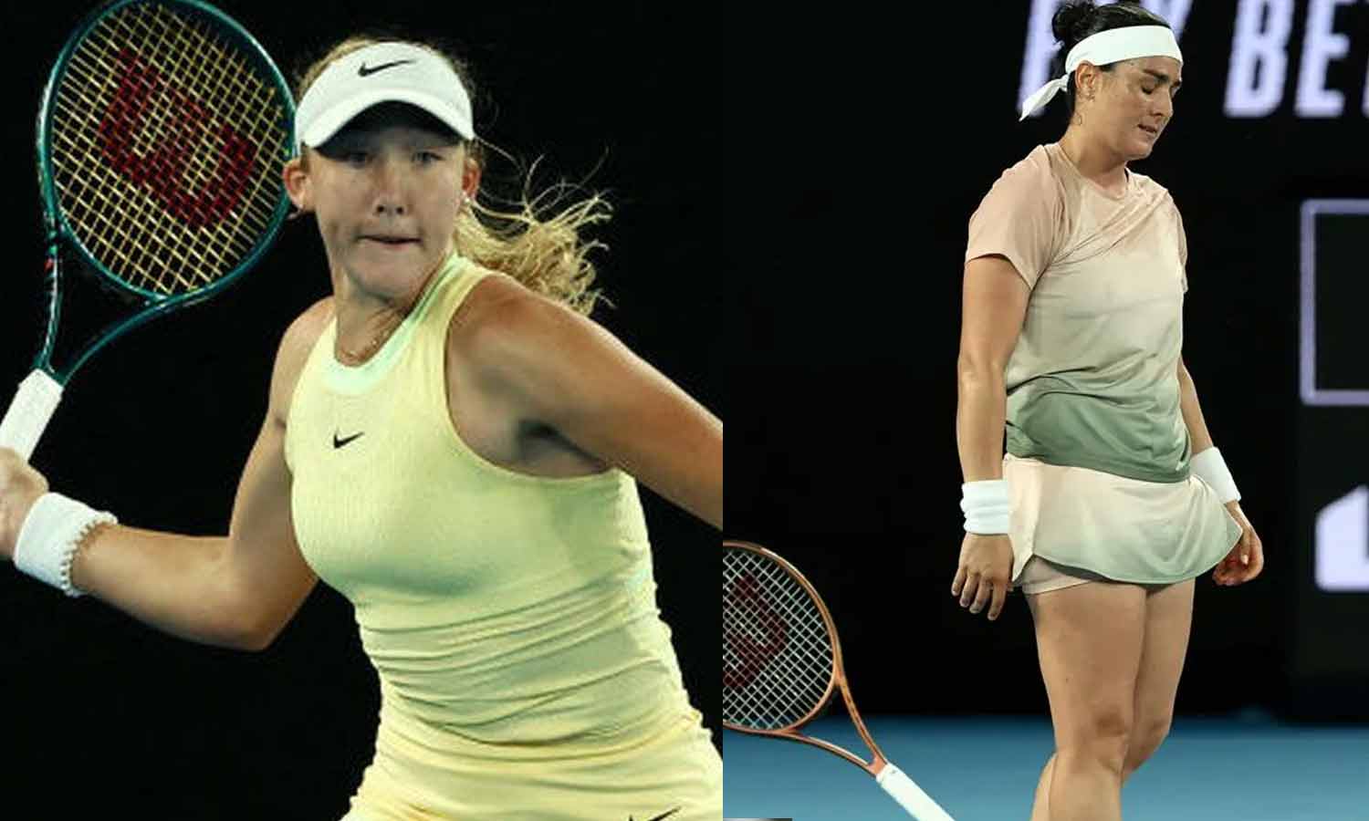 ஆஸ்திரேலிய ஓபன்: 16 வயது வீராங்கனையிடம் வீழ்ந்த முன்னனி வீராங்கனை ஜபேர் | Russian 16-year-old ...