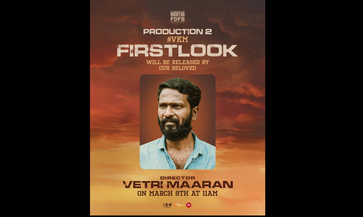 #VKM ஃபர்ஸ்ட் லுக் போஸ்டரை வெளியிடுகிறார் இயக்குனர் வெற்றிமாறன் | #VKM ...