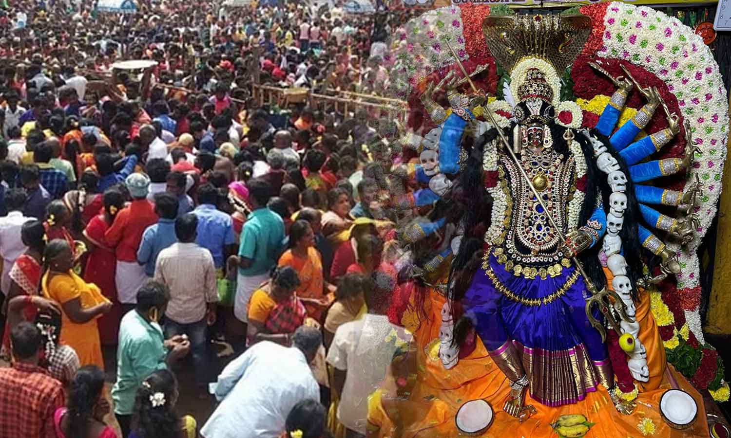 மேல்மலையனூர் அங்காள பரமேஸ்வரி அம்மன் கோவிலில் மயானக் கொள்ளை விழா ...