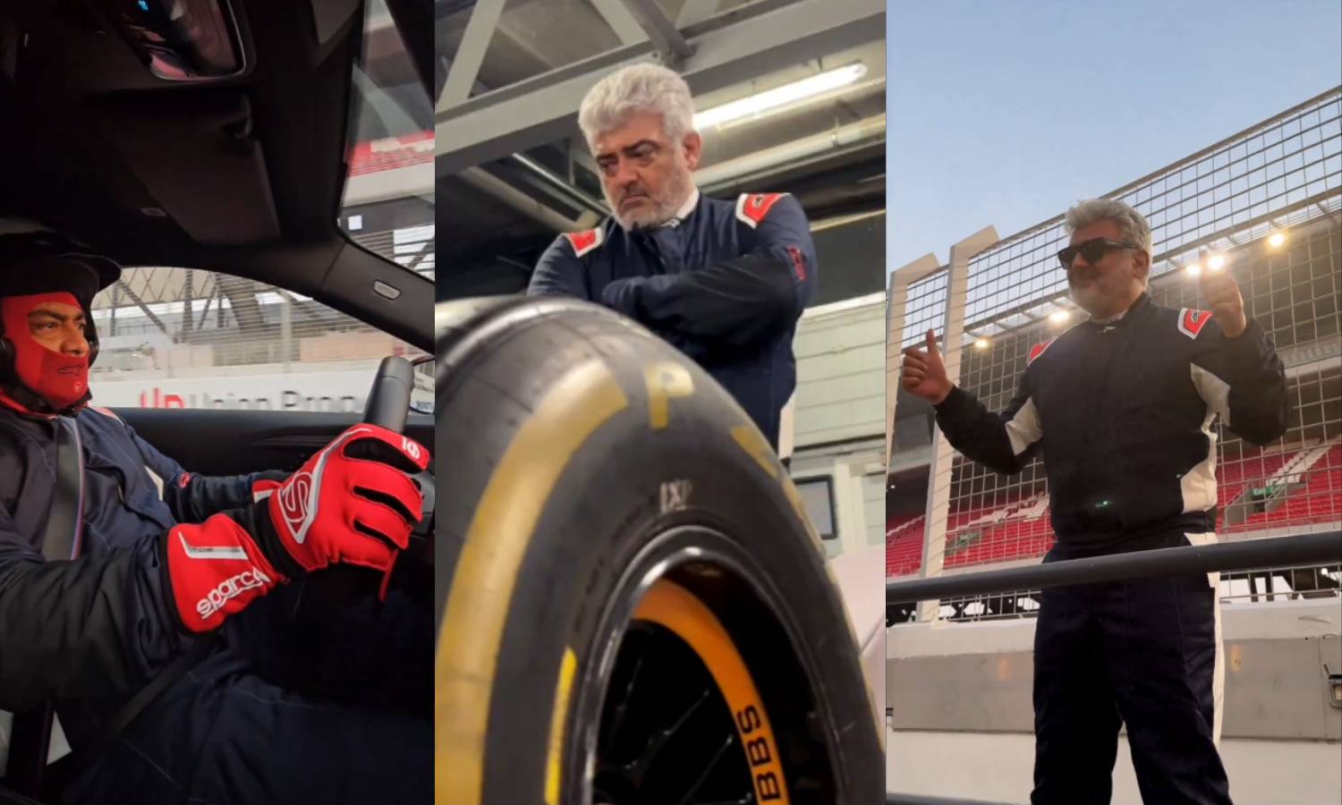 துபாய் பந்தய களத்தில் சீறிப்பாயந்த அஜித் - வேற லெவல் வீடியோ வெளியீடு ...