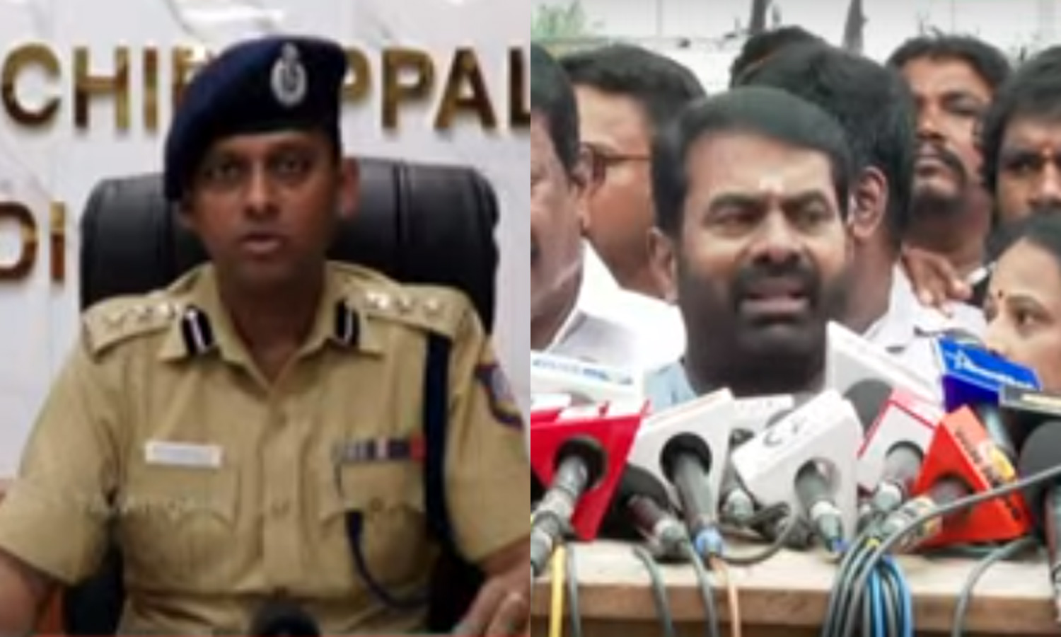 ஐபிஎஸ் அதிகாரி வருண்குமார் சாதி வெறுப்புடன் செயல்படுகிறார்- சீமான் ...