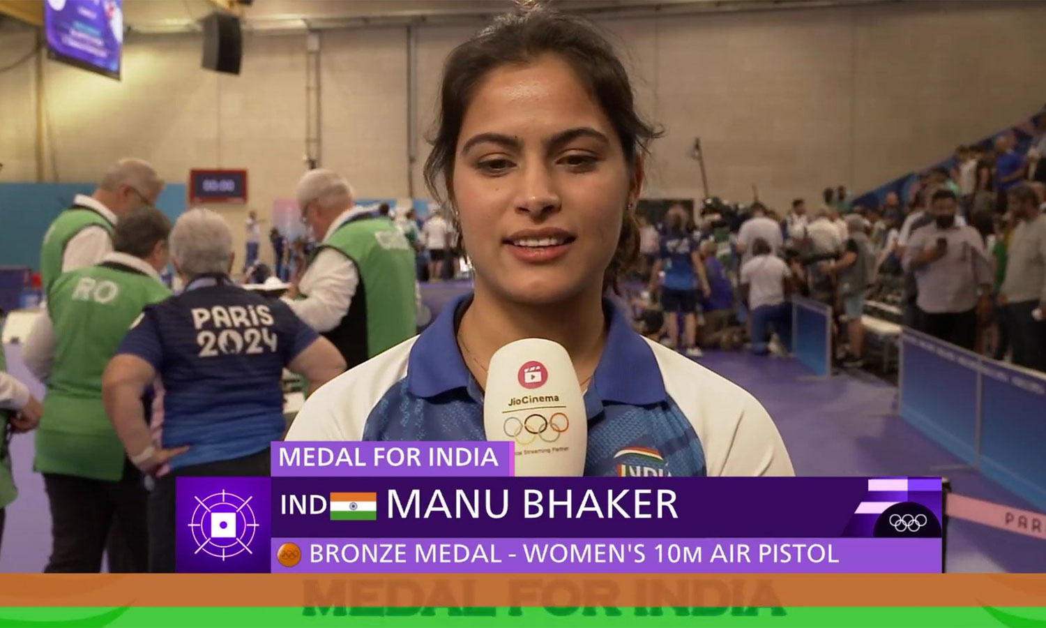 Manu Bhaker said I read a lot of Gita/பாரீஸ் ஒலிம்பிக்: பதக்கம் ...