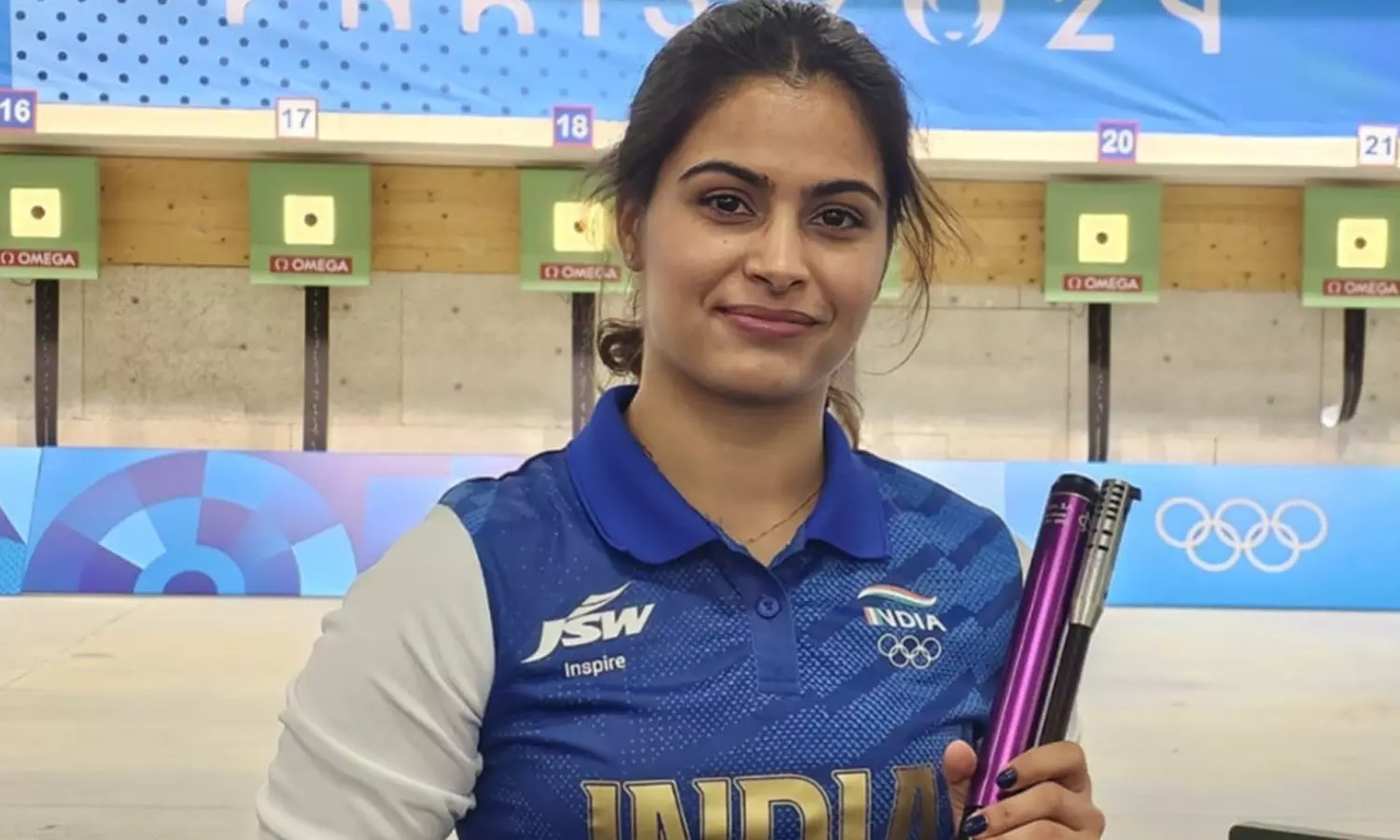 Manu bhaker has qualified for final of 25m pistol event/துப்பாக்கி ...
