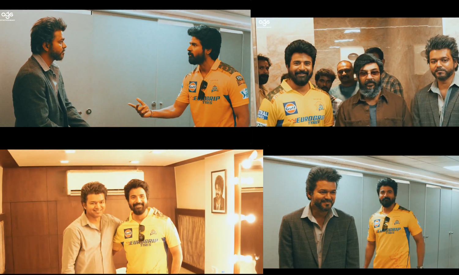SK meets Thalapathy - வைரலாகும் கோட் படத்தின் க்யூட் வீடியோ| SK meets ...