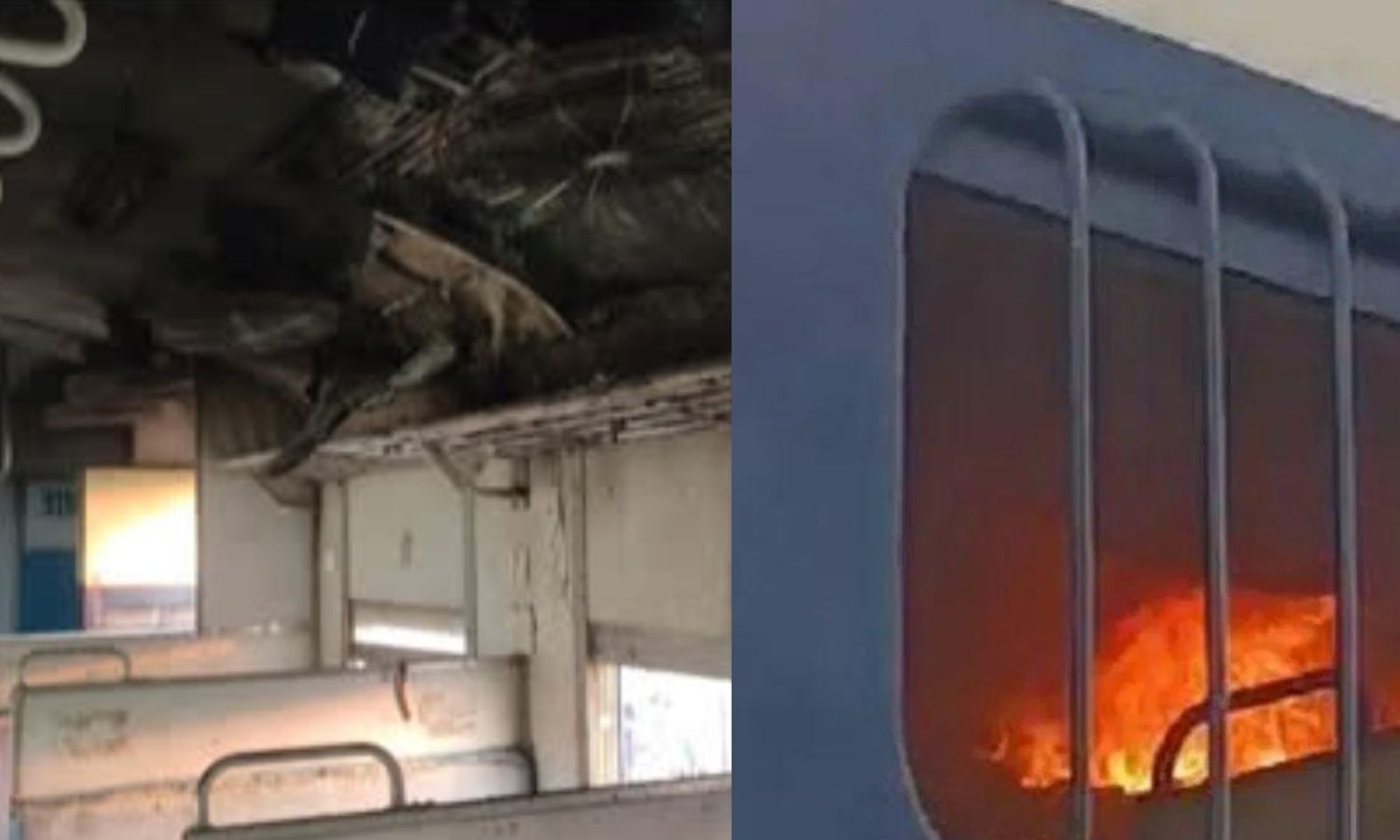 அரியானா: ஓடும் ரெயிலில் வெடித்துச் சிதறிய பட்டாசுகள்.. தீவிபத்தில் 4 ...