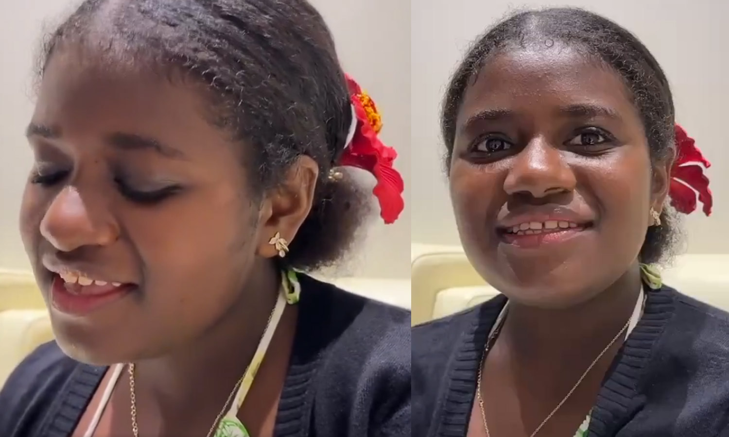 African Girl Sings Tamil Songs / தமிழ் பாடல்களை அழகிய குரலில் பாடும் ...