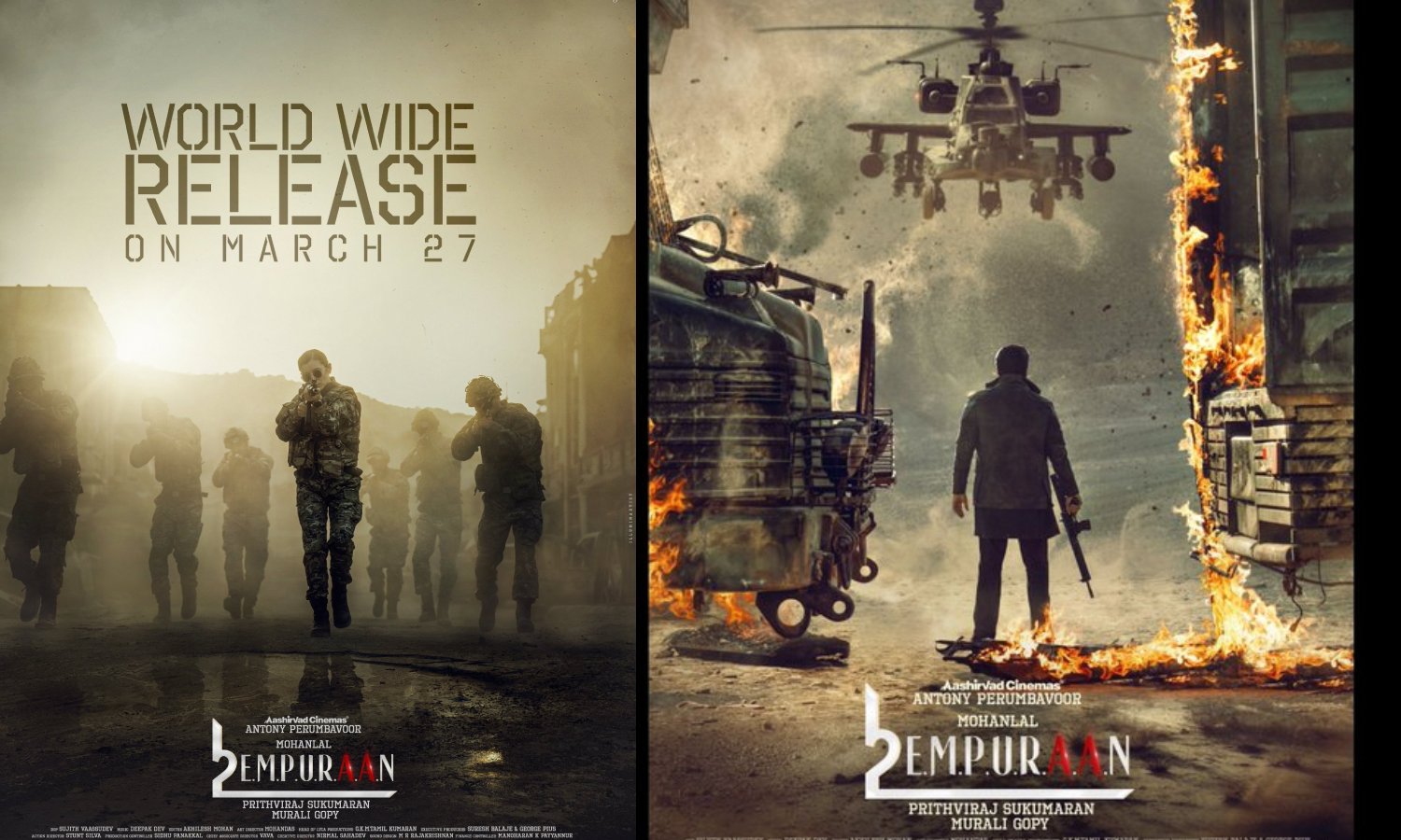 117 நாட்களில் உங்களை திரையரங்குகளில் சந்திப்போம் - எம்புரான் ...