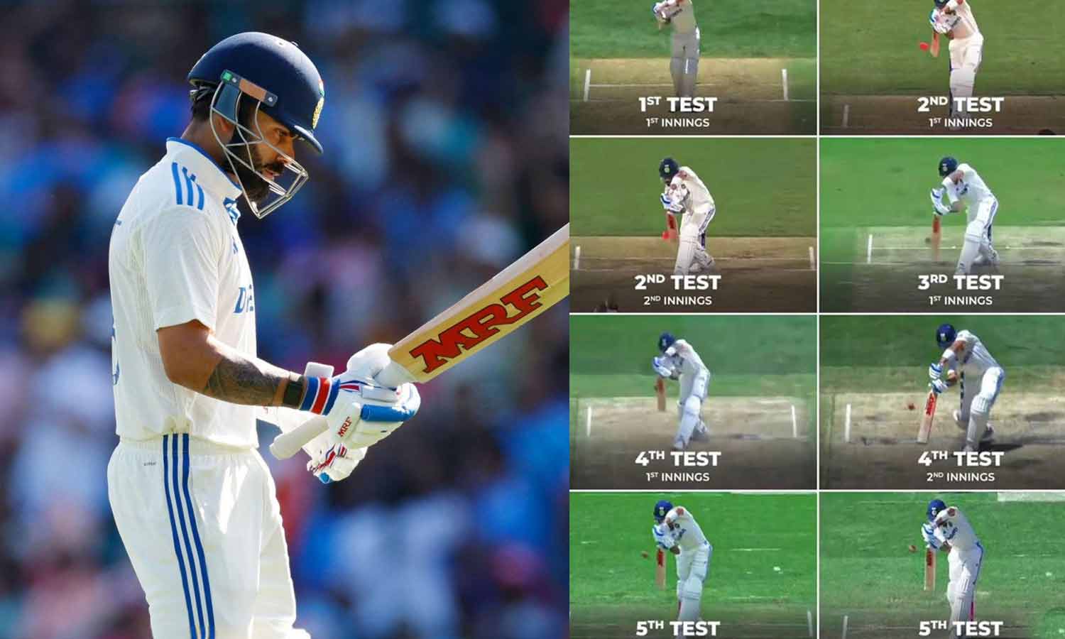 Out Side Of The Stump: 10 இன்னிங்சில் 8 முறை அவுட்டான கோலி- வைரலாகும் ...