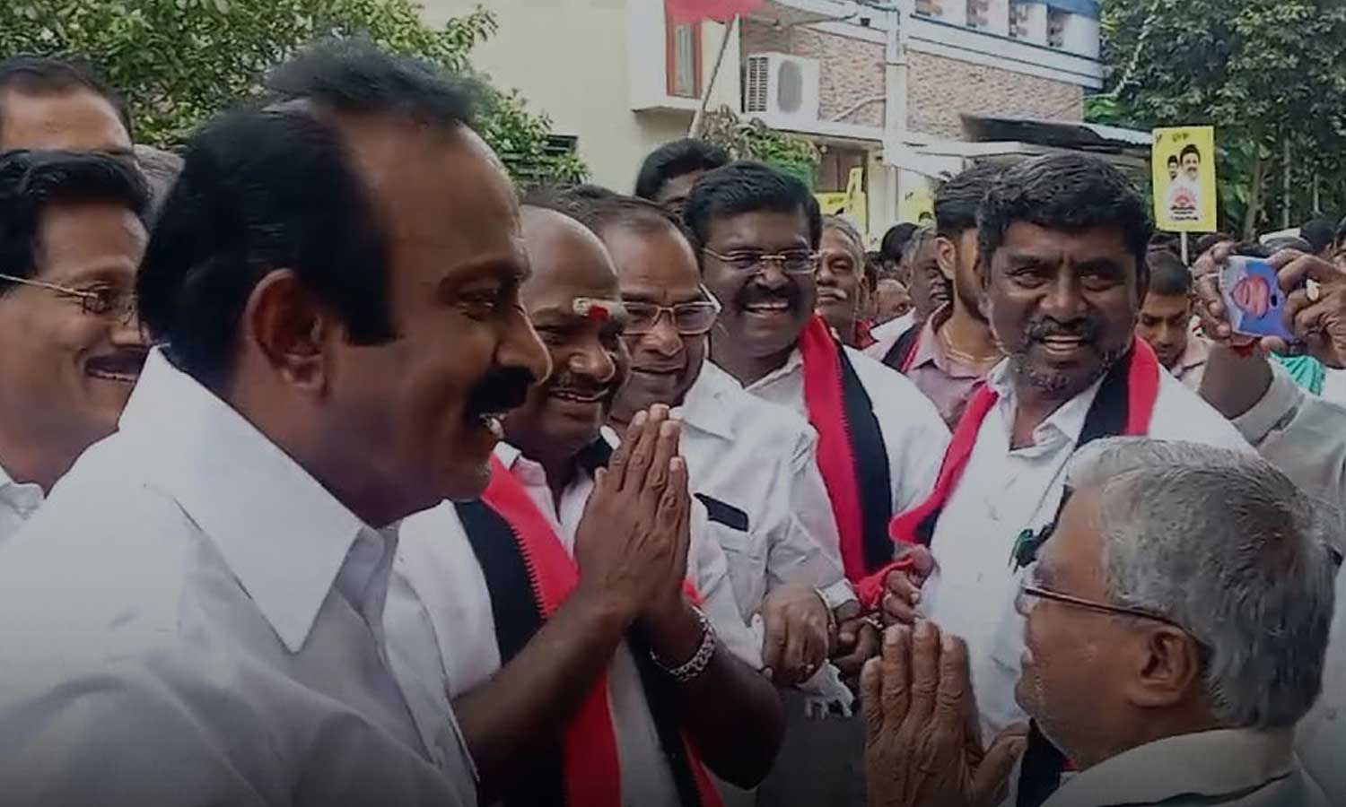 ஈரோடு கிழக்கு இடைத்தேர்தல் பரப்புரையை தொடங்கிய தி.மு.க. / DMK started ...