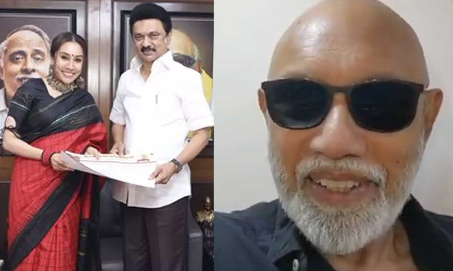திமுகவில் இணைந்த மகள் திவ்யாவிற்கு சத்யராஜ் வாழ்த்து / Actor Sathyaraj ...