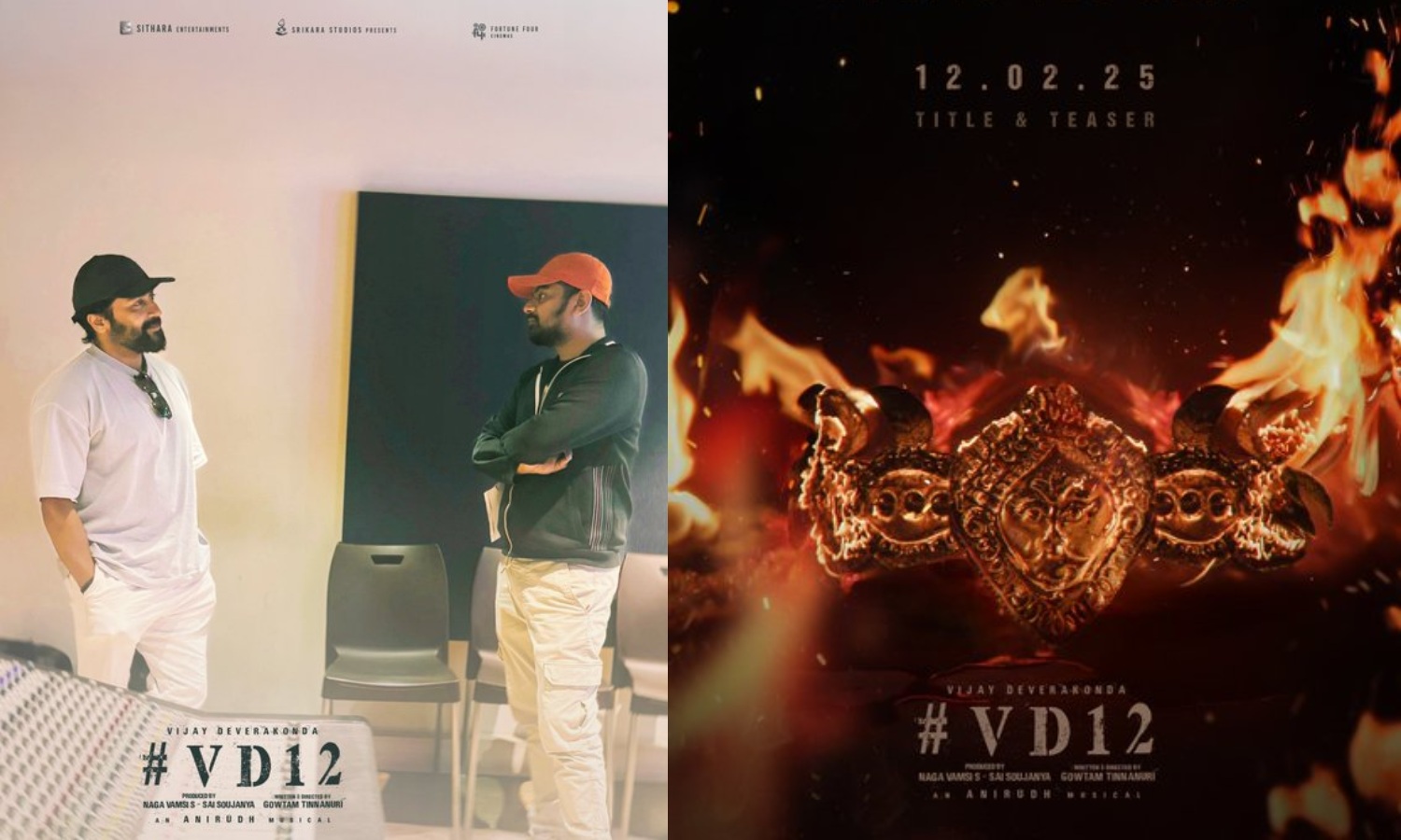 விஜய் தேவரகொண்டாவின் VD12 பட டீசரில் குரல் கொடுக்கும் சூர்யா|Suriya lends his voice to Vijay ...