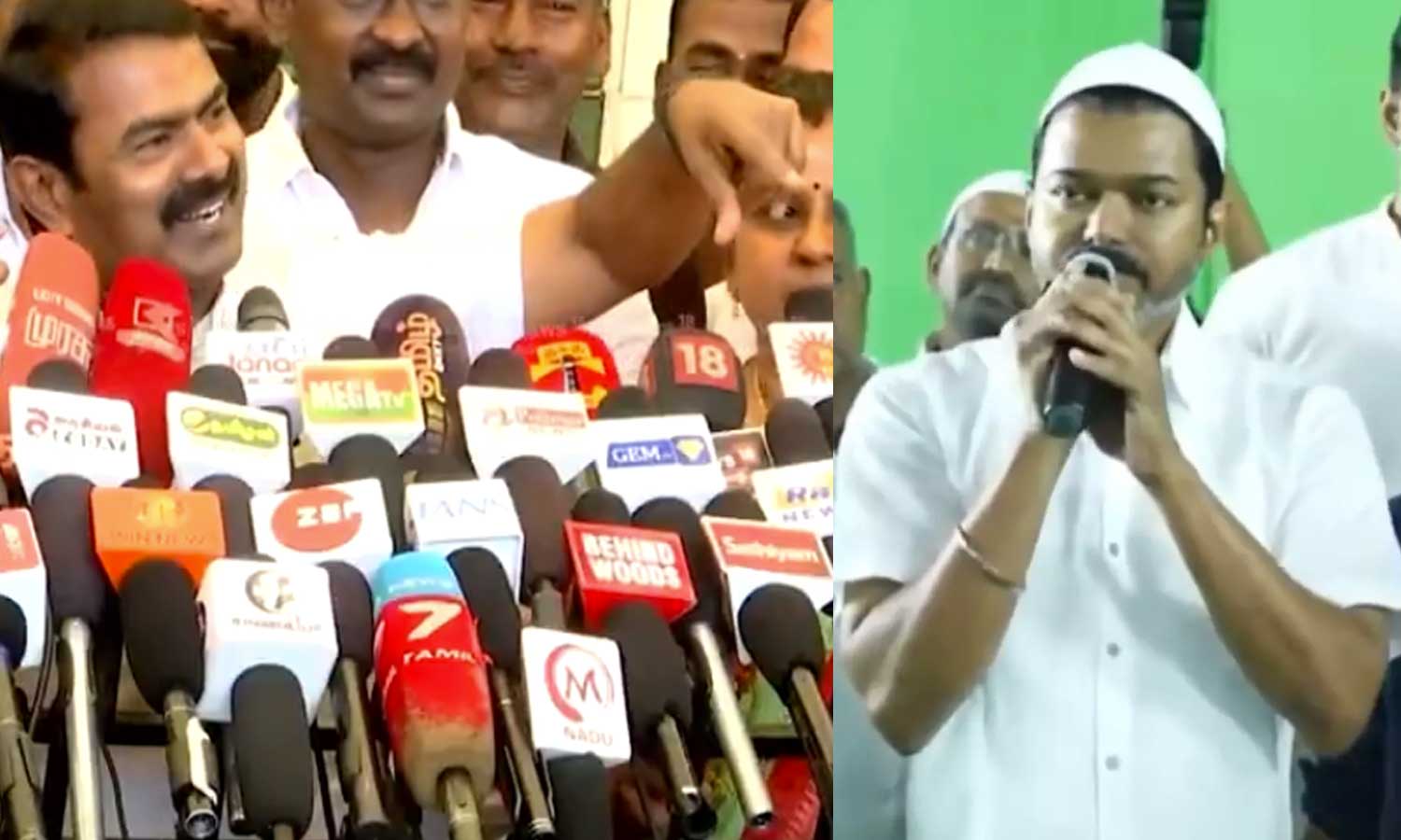 ஒரு நாள் தொப்பி போட்டு வேடம் போடுபவன் நான் இல்லை - சீமான் / Iftar fast: Seeman answers question ...