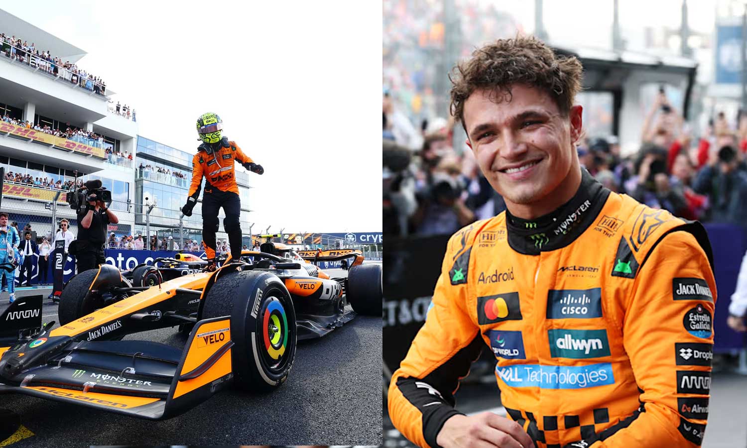 ‘பார்முலா 1’ கார் பந்தயம்: இங்கிலாந்து வீரர் லாண்டோ நோரிஸ் வெற்றி ...