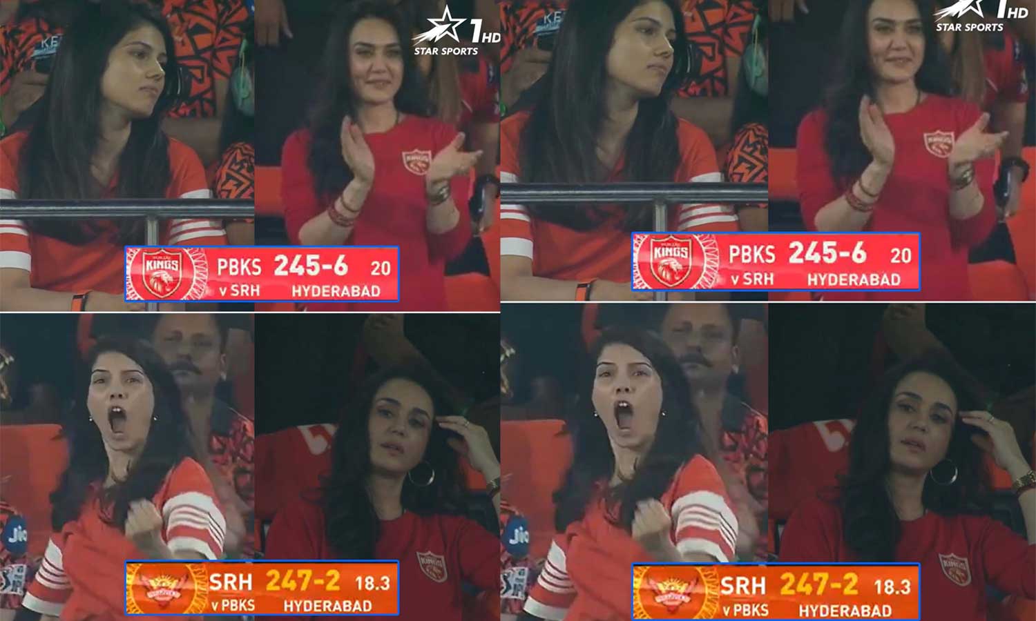 காவ்யா மாறன் மற்றும் ப்ரீத்தி ஜிந்தாவின் ரியாக்சன் / IPL 2025: Kavya ...